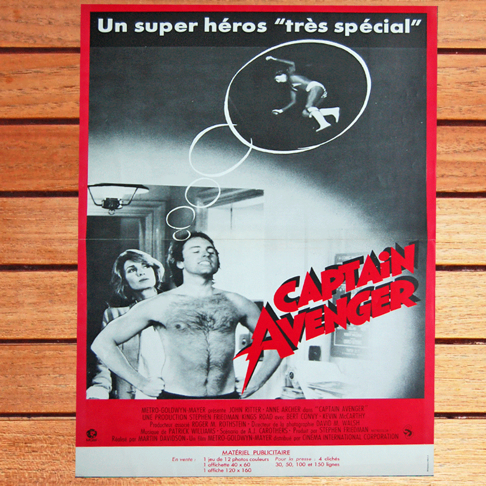 CAPTAIN AVENGER SYNOPSIS JOHN RITTER ANNE ARCHER DE MARTIN DAVIDSON | eBay