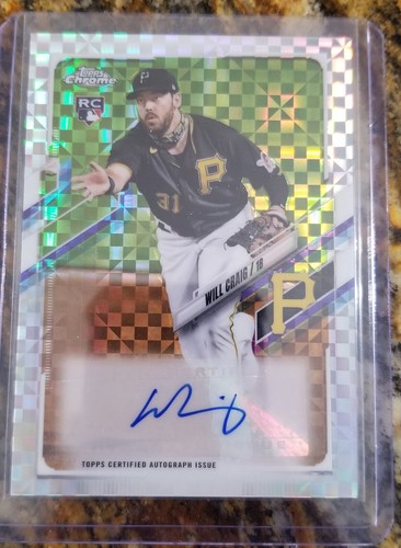2021 Topps Chrome Will Craig Auto Xfractor Rookie/125 Pirates | eBay