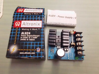 ALTRONIX AL624 POWER SUPPLYCHARGER 12/24 VDC NEW | eBay