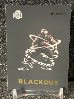 2023 ONIT Athlete - Ohio State Buckeyes - GOLD Blackout SP - Donovan ...