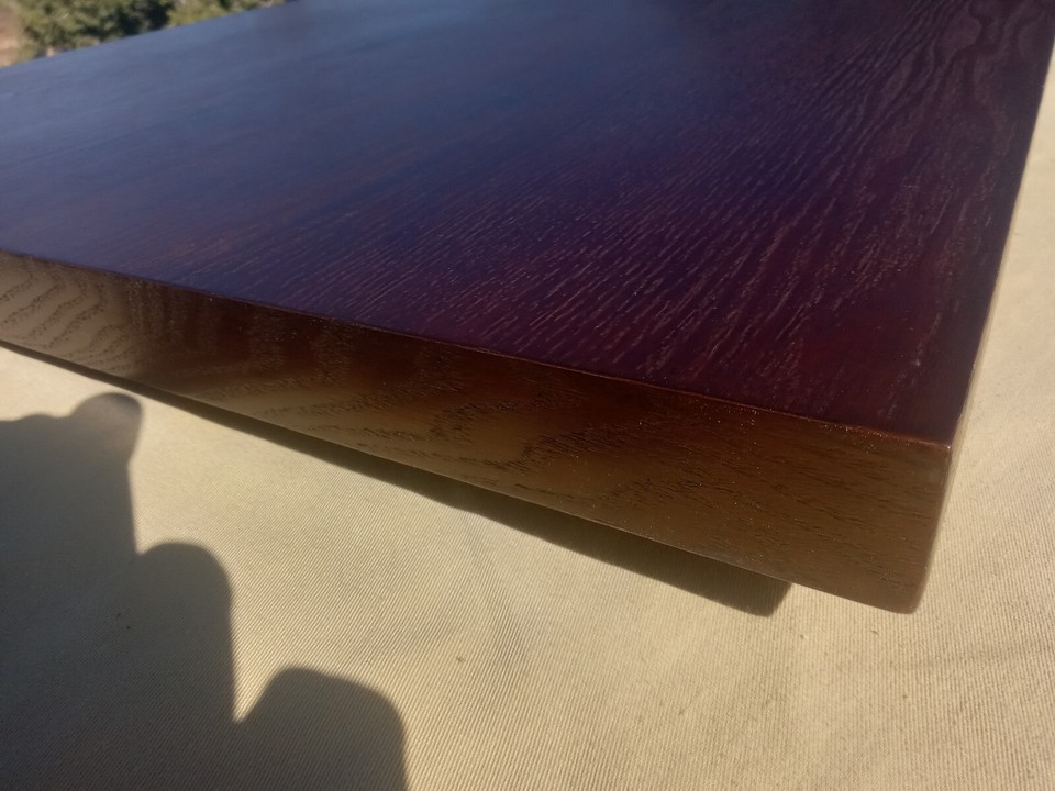 Restaurant table tops Dark Walnut look finish 30X30 X 1.5" Cocktail End ...