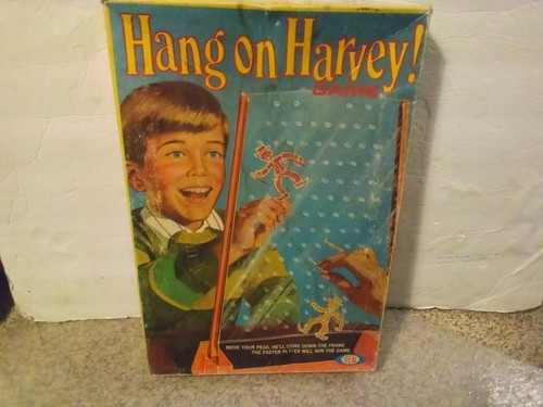 Vintage 1969 Ideal Hang On Harvey Game (Missing Only 1 Peg) | eBay