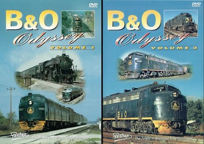 Baltimore and Ohio Odyssey 2-DVD Set Vols 1 and 2 Pentrex B&O OH PA MI ...