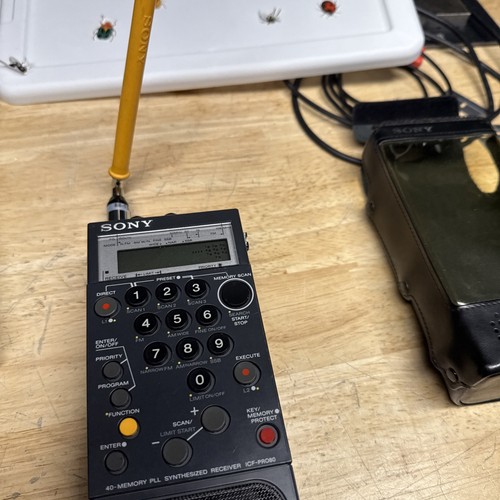 SONY ICF PRO80 PLL Comm. Receiver FM / LW / MW / SW Radio Tunes Only FM ...