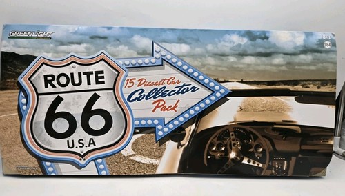 GREENLIGHT Route 66 U.S.A 15 Diecast Collector Pack w/Green Machine 65 ...