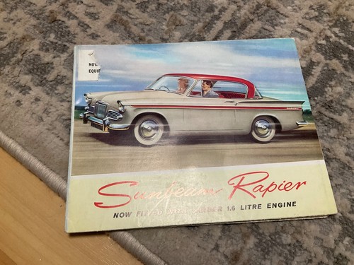 SUNBEAM RAPIER BROCHURE. . 1970 | eBay.de
