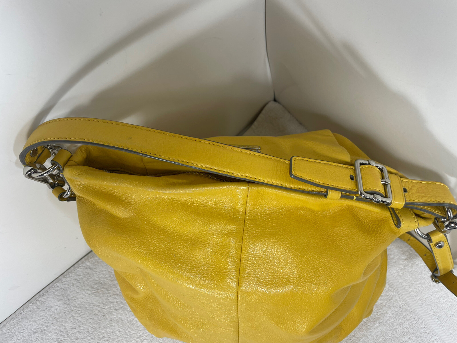COACH 2WAY Shoulder Bag Shoulder Leather Gold Hardware Black F1273 ...