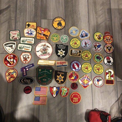 BOY SCOUT Gun NRA VINTAGE PATCH (47) Diamond Rifle 80’sPA Rifle Hunting ...