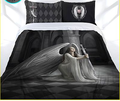 Quilt Cover Set Double Bed Anne Stokes Doona Pillow Cases The Blessing ...