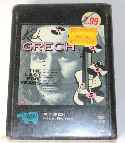 RICK GRECH 8 TRACK RSO TP-876 THE LAST FIVE YEARS NOS SEALED | eBay