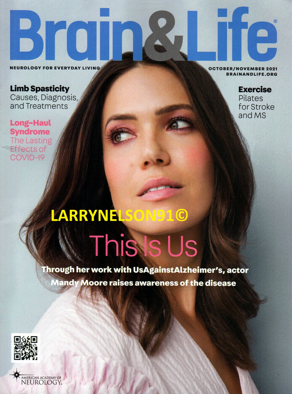 BRAIN & LIFE MAGAZINE OCTOBER NOVEMBER 2021 THIS IS US MANDY MOORE ...