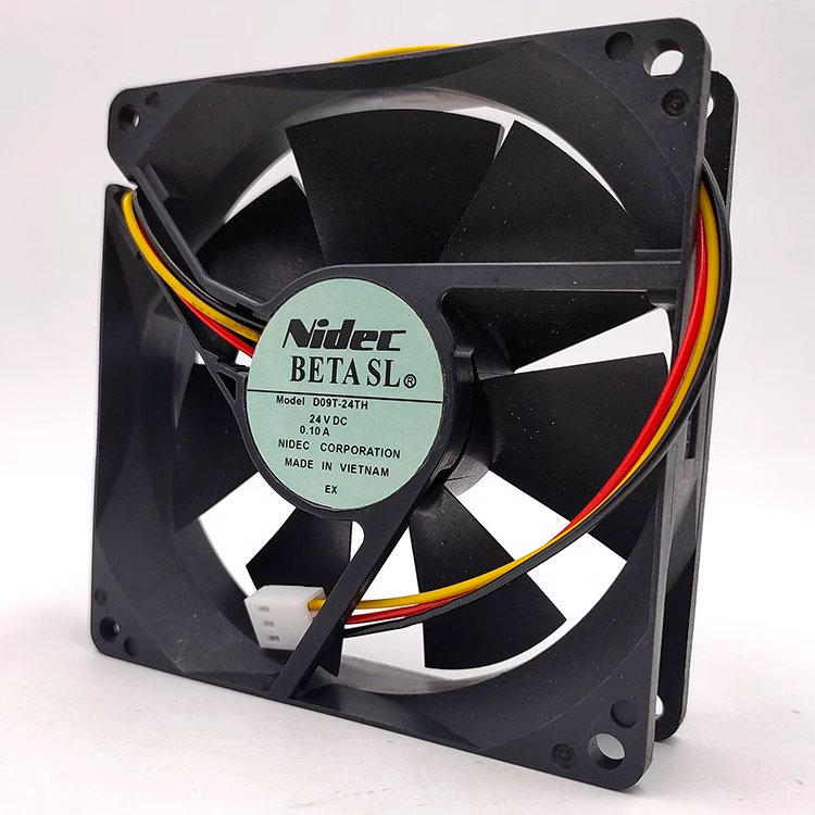 1 PCS Nidec Fan D09T-24TH DC24V 0.10A 9225 9025 9cm 3-wire cooling fan ...