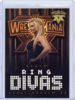 2004 FLEER WWE WRESTLEMANIA XX SABLE RING DIVAS GOLD PARALLEL # 59 | eBay
