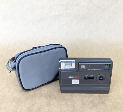 Boots Disc 415 Vintage Camera W/ 12.5mm F2.8 & Camera Case | eBay