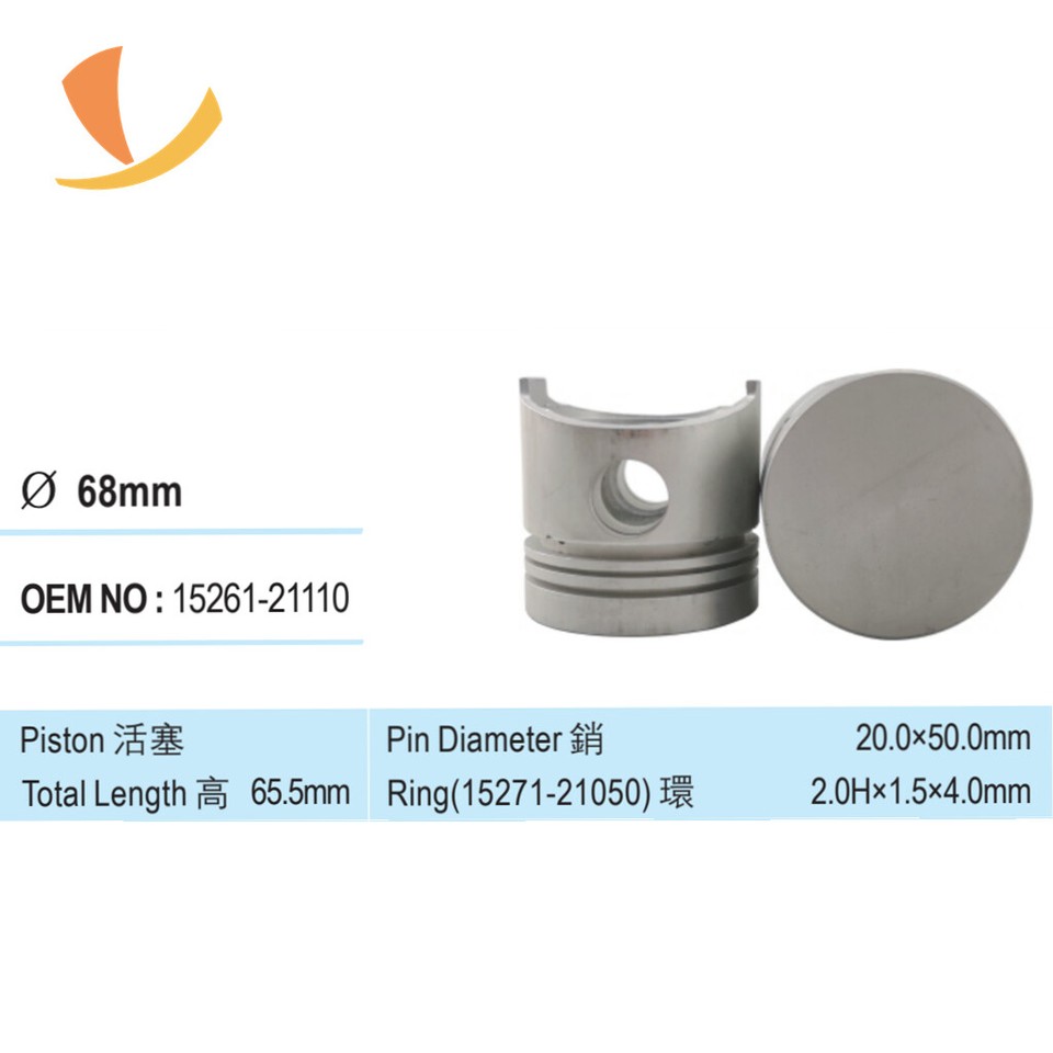 15261-21110 FOR KUBOTA D750 ENGINE PISTON & PISTON PIN SNAP | eBay