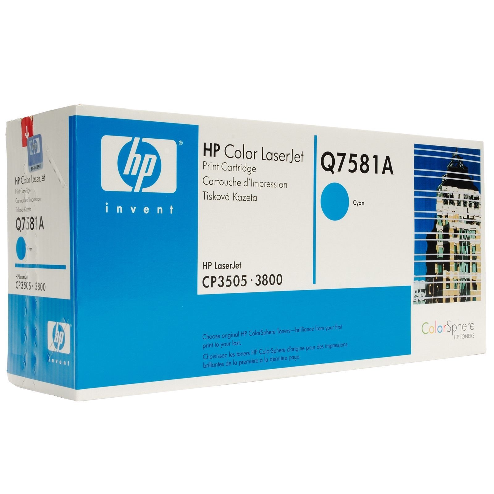 BRAND NEW Genuine HP Q7581A Cyan Toner Sealed | eBay