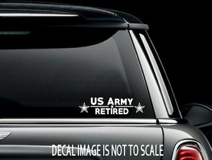 US Army Retired Vinyl Car Window Decal Bumper Sticker US Seller | eBay