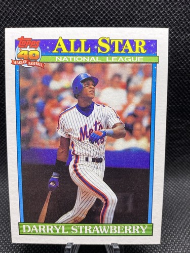 1991 Topps #402 Darryl Strawberry All Star National League | eBay