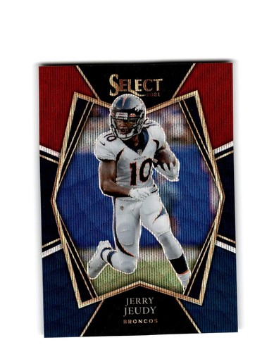 2021 SELECT TRI COLOR /199 PREMIER LEVEL JERRY JEUDY BRONCOS | eBay