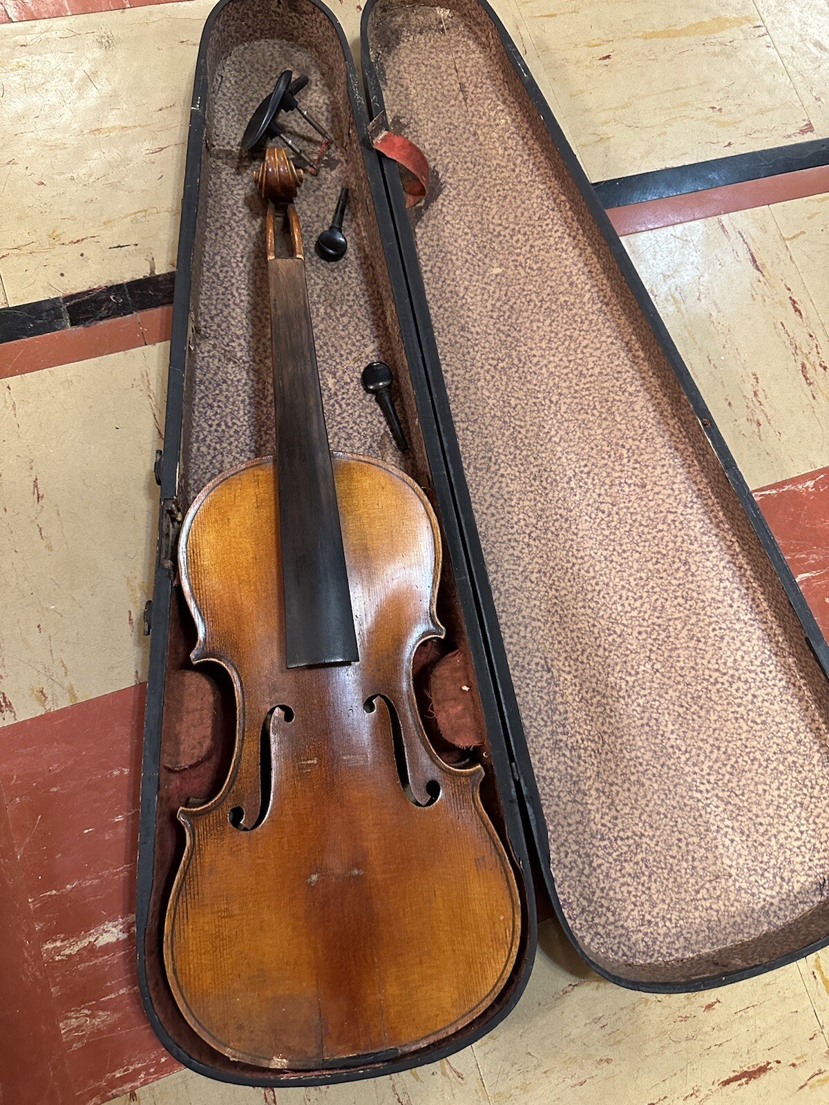 Vintage old 4/4 2 pc back Violin need work antique | eBay