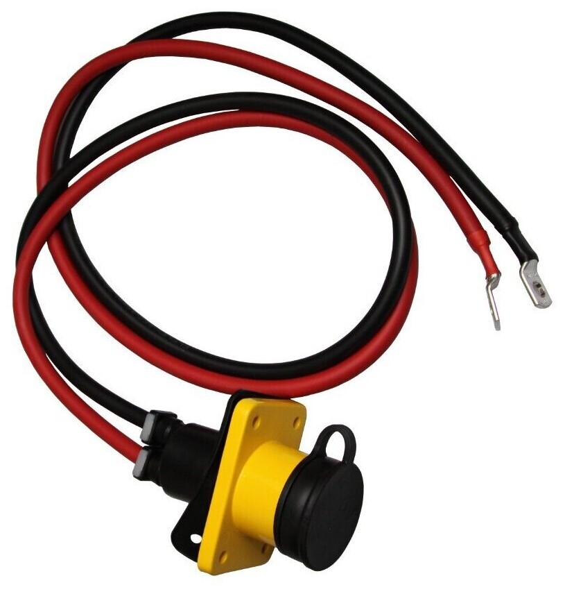 NATO Steckdose mit Kabel 1,5m 2Polig 35mm² 24V mit Dichtung ...