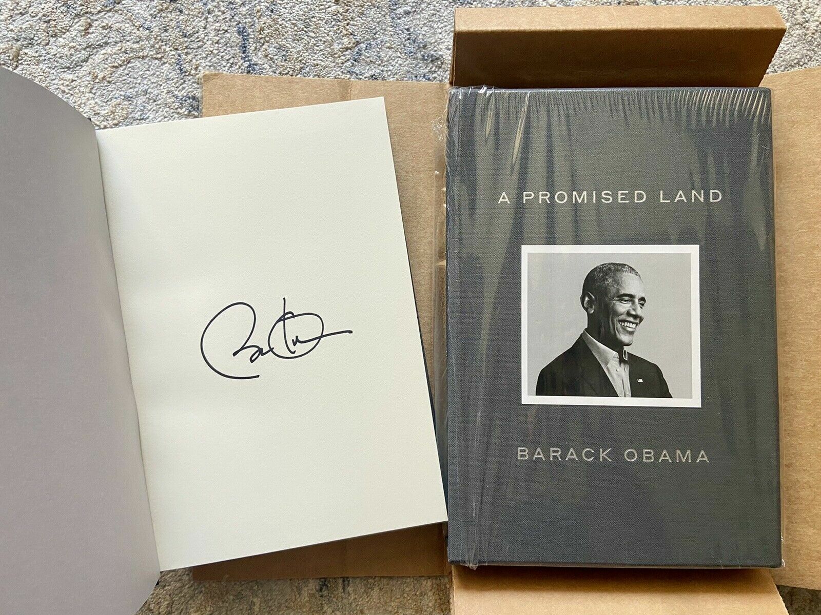 President Barack Obama A Promised Land Deluxe Signed Edition Book ...