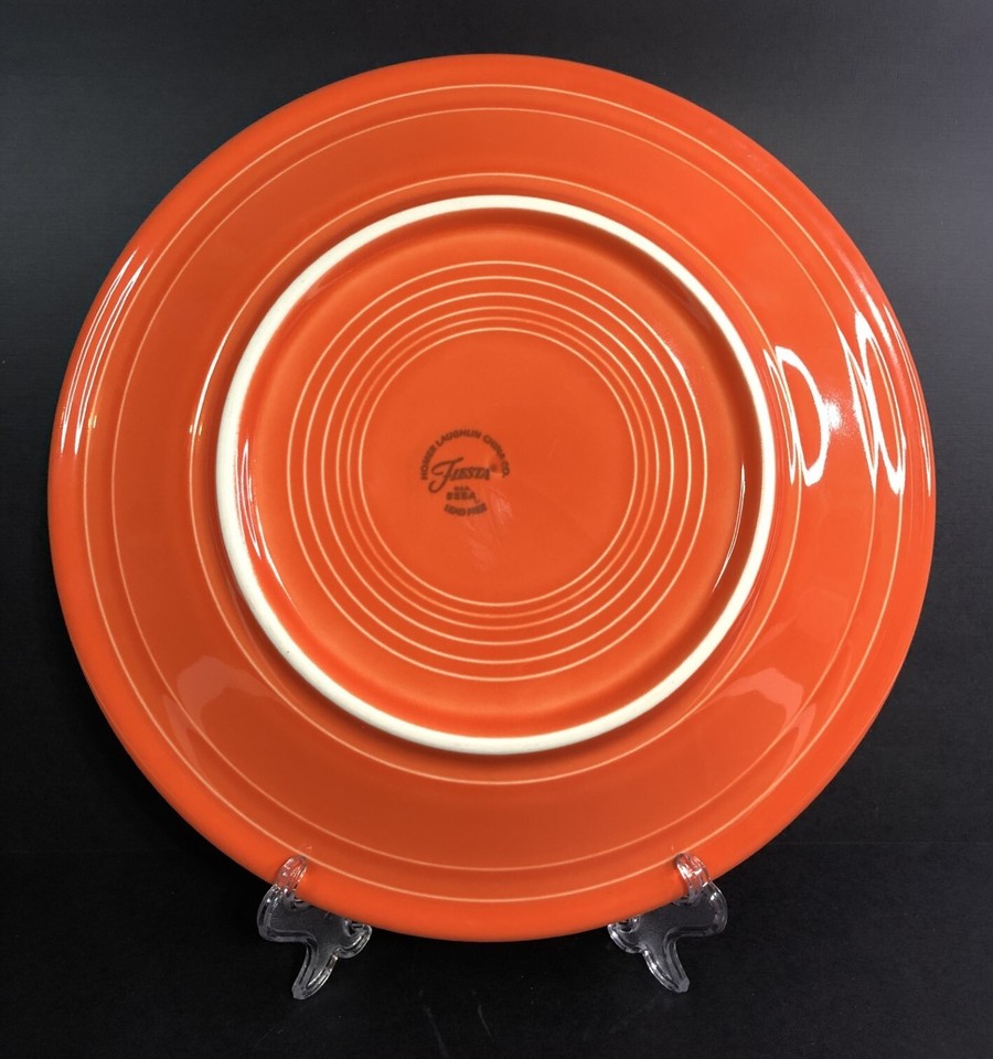 Fiestaware Poppy Dinner Plate Fiesta Orange 10.5 inch Plate | eBay