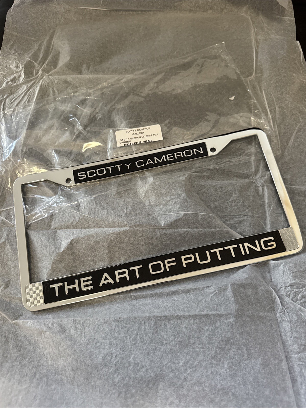 Scotty Cameron Chrome ART OF PUTTING License Plate Frame - Encinitas ...