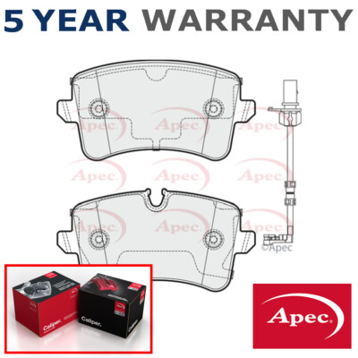 Apec Rear Brake Pads Set Fits Audi A8 2010-2018 #1 4H0698451A | eBay