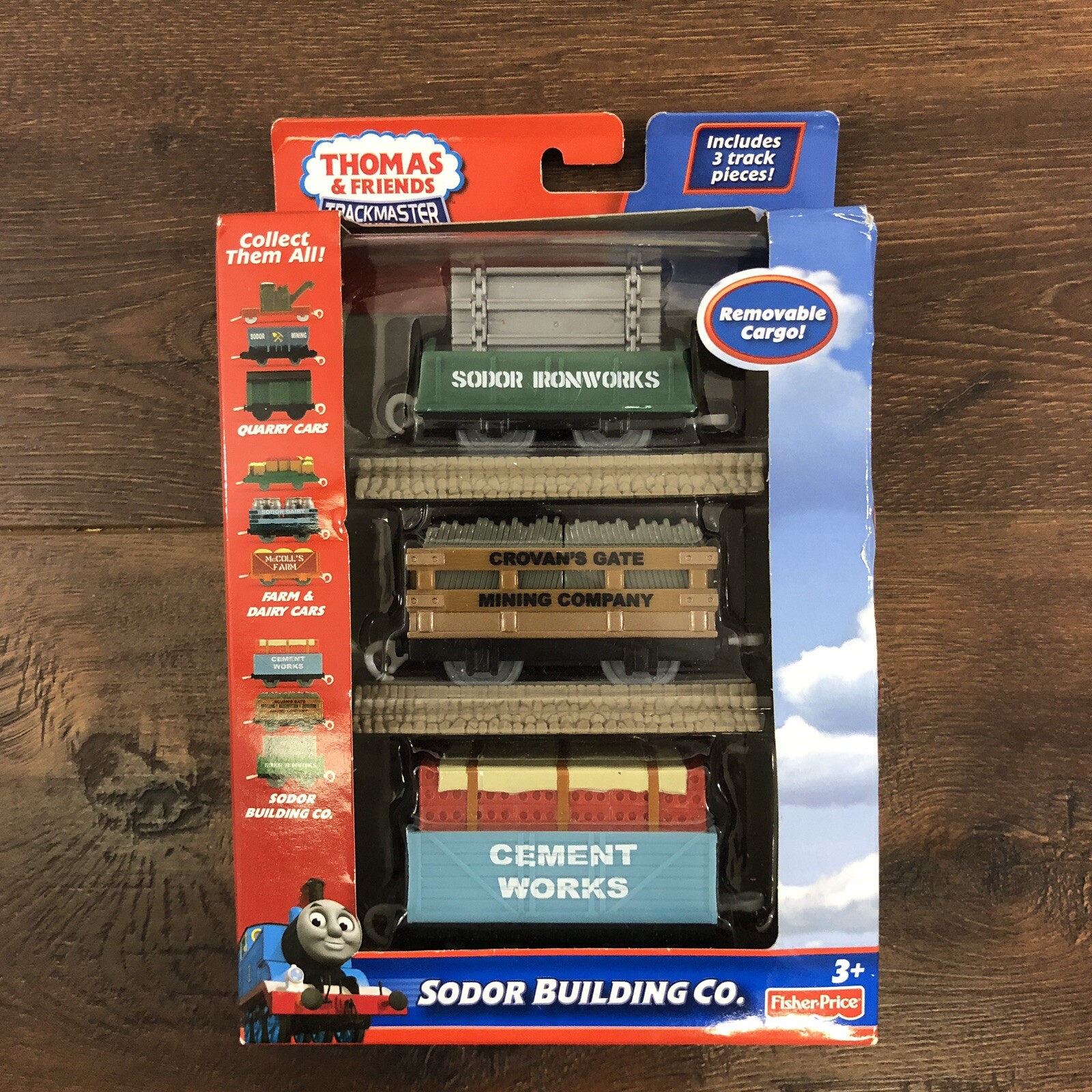 Thomas & Friends Trackmaster Sodor Building Co. Cargo Car Set! Cement ...