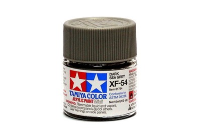 TAMIYA Model Color Acrylic Paint XF-54 Dark Sea Grey Net 10ml 81754 | eBay