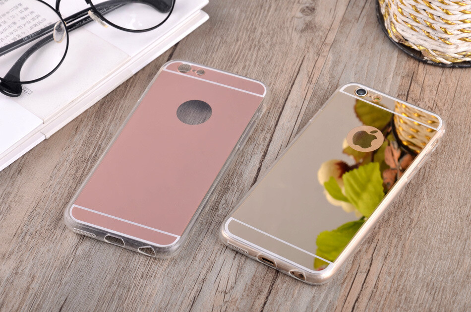 Soft Anti-scratch Ultra thin Mirror Back Case for iPhone6//7/8/XS/XR ...