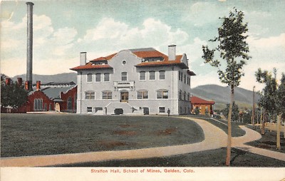 D29/ Golden Colorado Co Postcard c1910 Stratton Hall School Of Mines | eBay