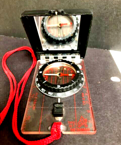 Vintage Silva Ranger Type 15T Navigation Compass Leather Belt Case | eBay