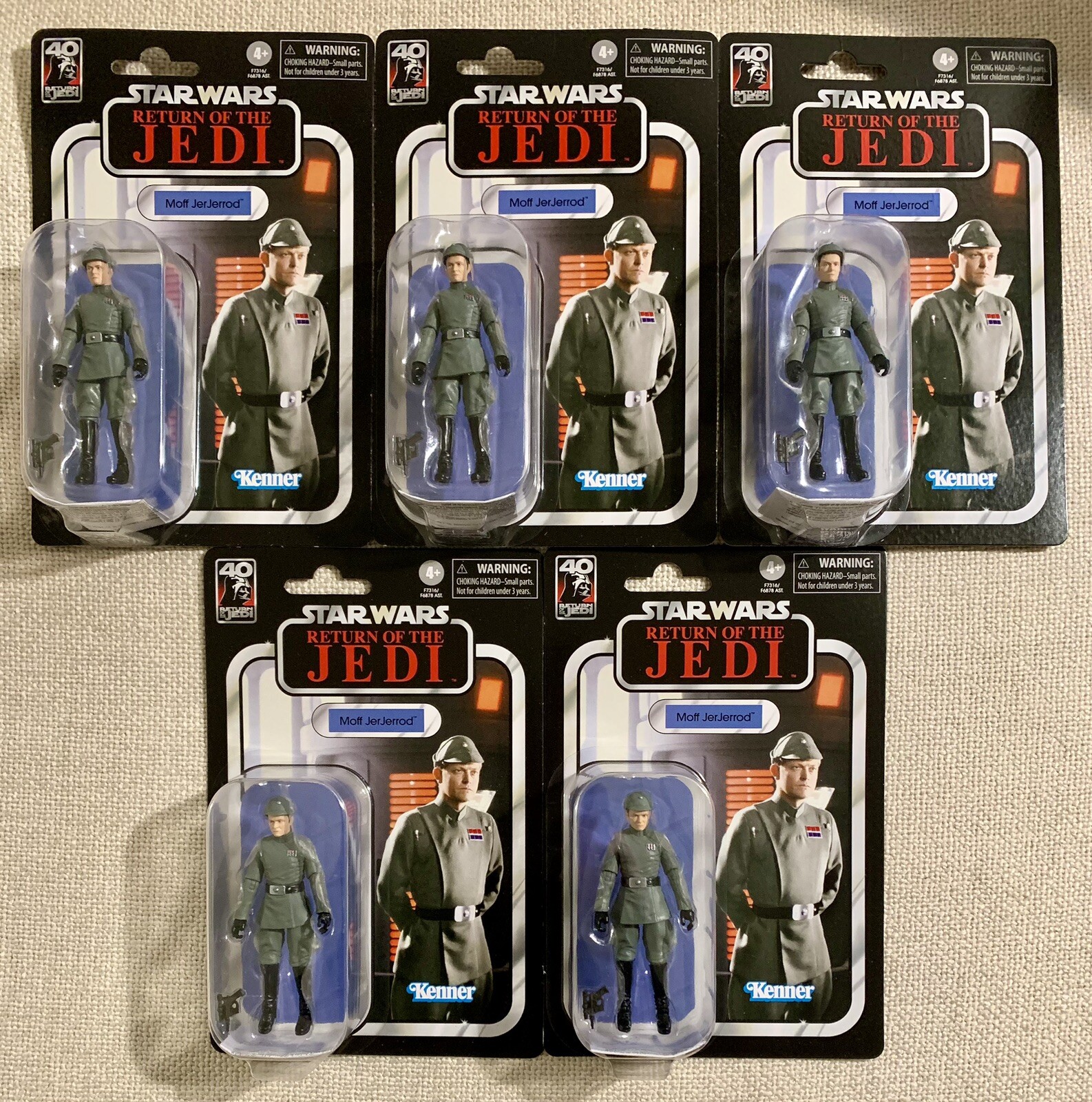 Star Wars Vintage Collection ROTJ MOFF JERJERROD VC284 Lot Of 5 | eBay