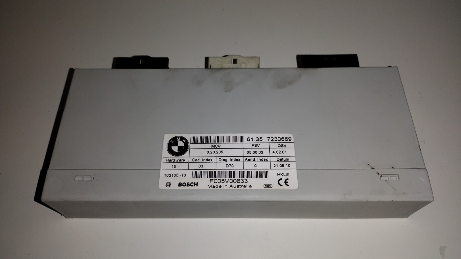 BMW X5 Bosch Tailgate Lift Control Module 61357230669 Sf0260 for sale ...