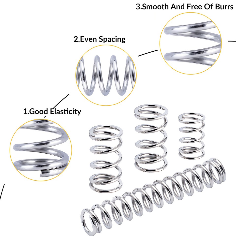 0.2mm-0.4mm Wire Dia 304 Stainles Steel Compression Spring Pressure ...