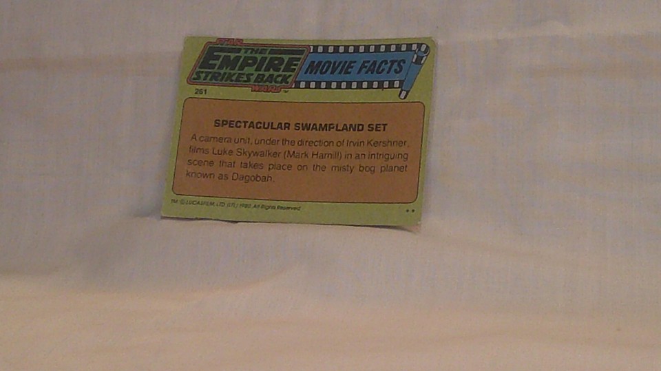 Spectacular Swampland Set, The Empire Strikes Back, Series 2 Card #261 ...
