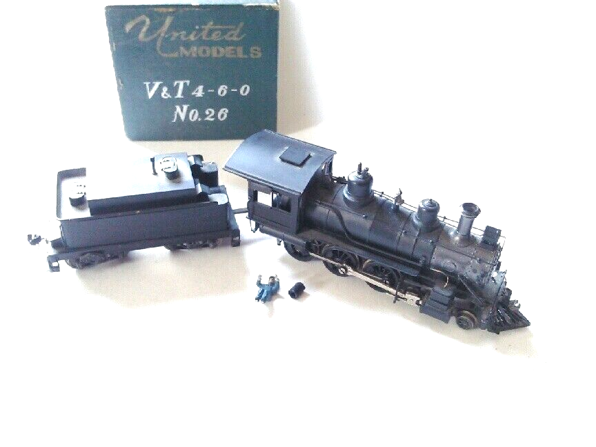 VINTAGE UNITED MODEL'S V & T 4-6-0 NO. 26 / HO SCALE | eBay