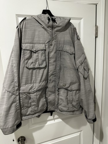 Analog Large Grey Snowboarding Jacket Vintage Looks Like Grey Denim ...
