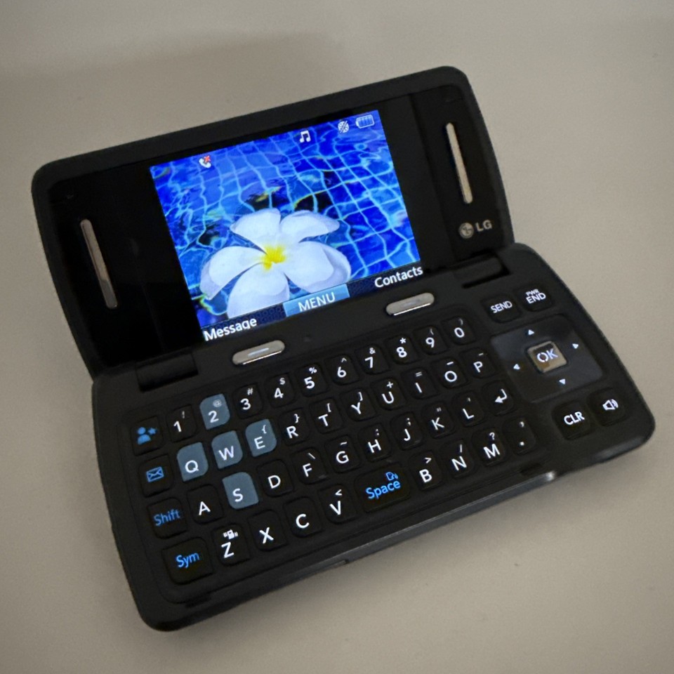 LG Ellipse EnV3 LG9250 Blue Dual Display Keyboard Flip Phone for ...