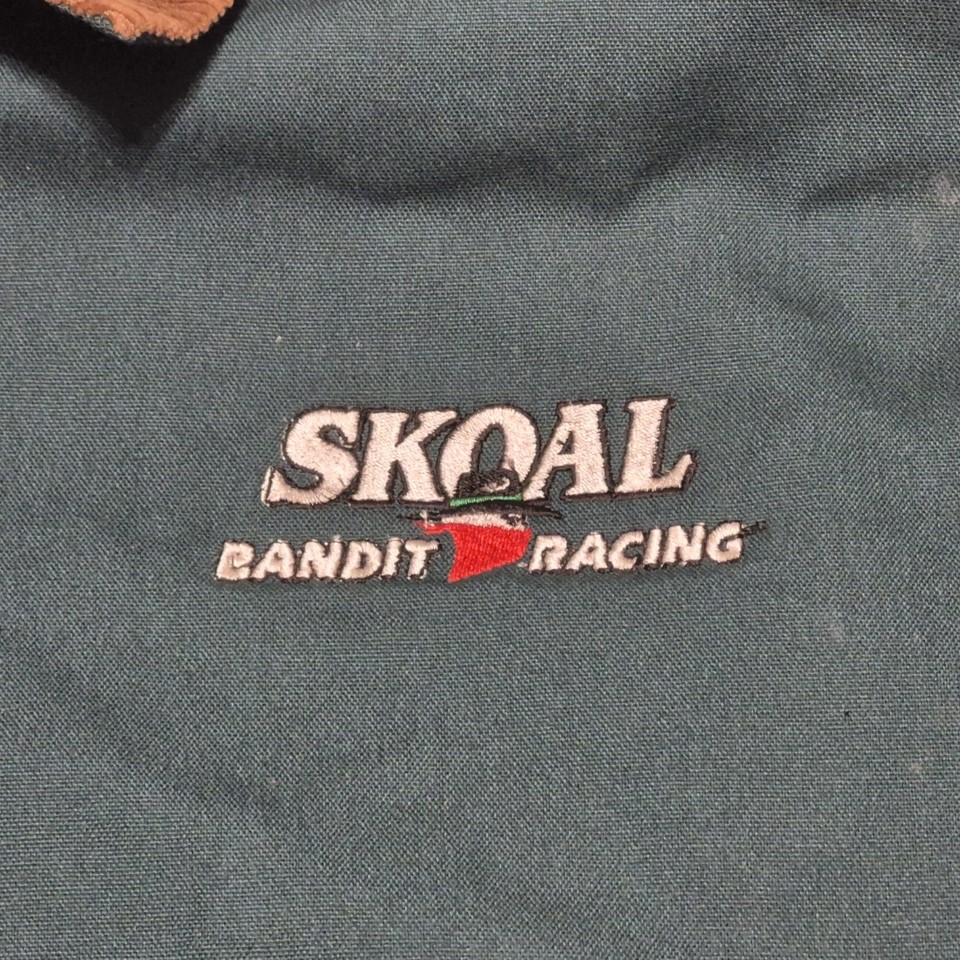 Ken Schrader Skoal Bandit Racing Jacket Mens XLarge Canyon Guide ...