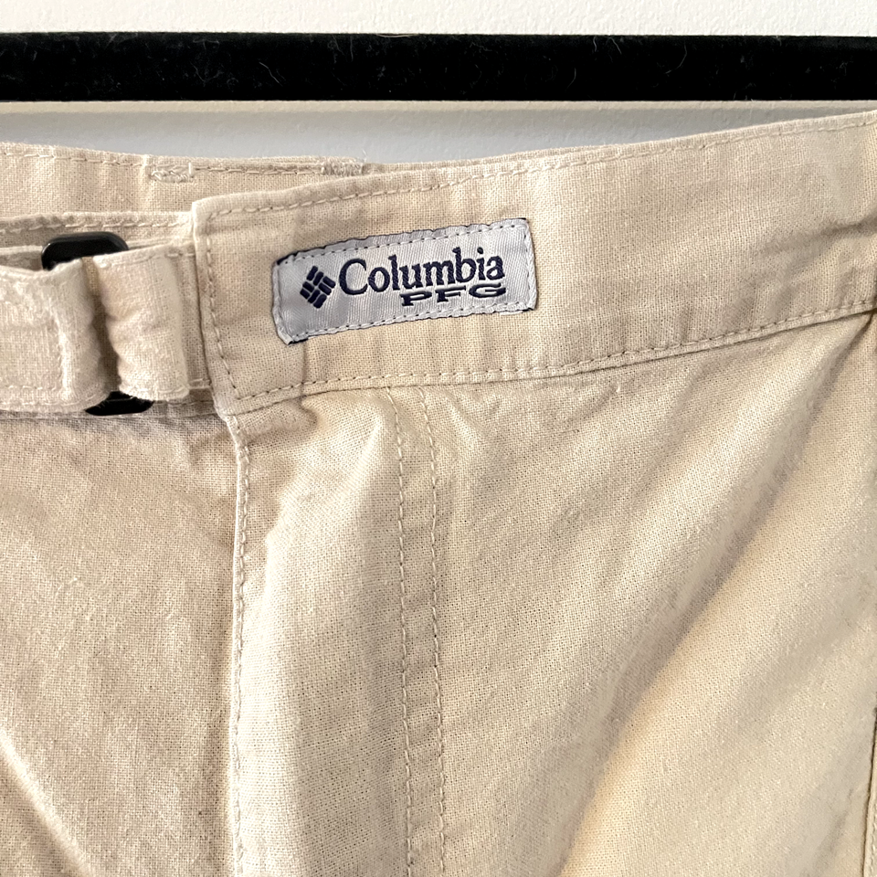 Columbia PFG Shorts XXL Half Moon Light Khaki, cotton outdoor shorts | eBay