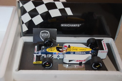 WILLIAMS FW11 PIQUET F1 Minichamps 1:18 inbox SUPERB!! SEE INFO | eBay