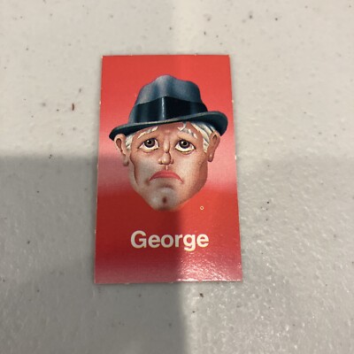 Blue Replacement Face Card for Guess Who 1987 Version Game George | eBay