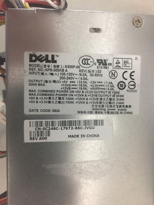 OEM DELL N305P-06 NPS-305KB A POWER SUPPLY | eBay