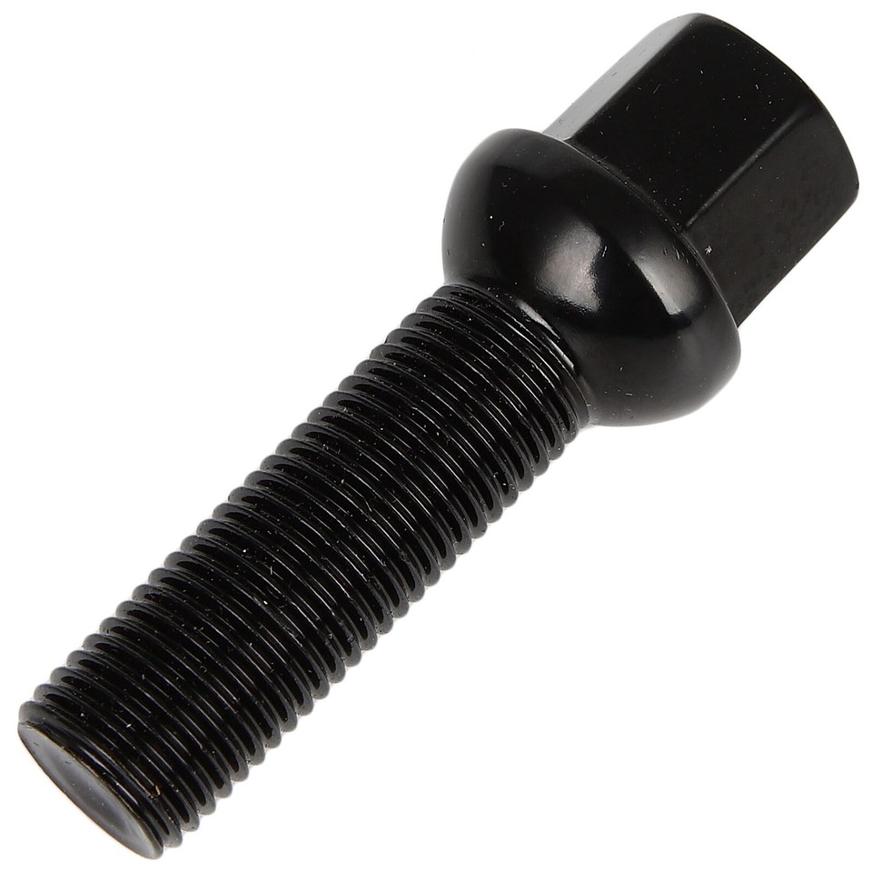 20 M14x1.5 overtall 64mm Lug Nuts Black 17mm Hex For Audi Q3 Q2 Q7 SQ5 ...