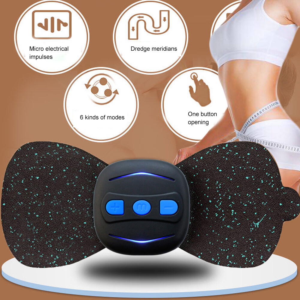 (Remote Control Type)EMS Pulse Massager Mini Relive Fatigue Neck Body ...