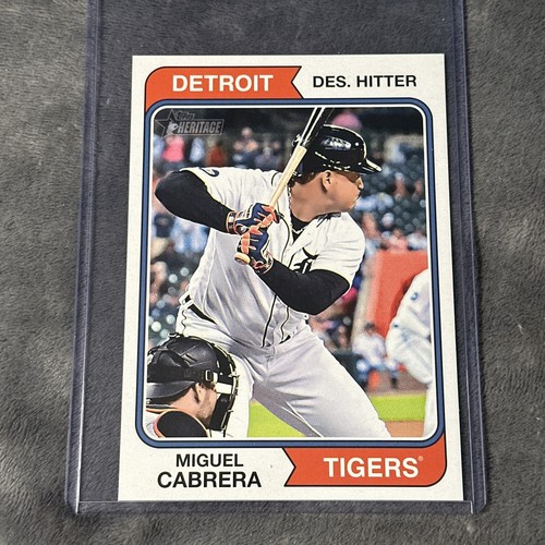 Miguel Cabrera Oversize Box Topper, 2023 Topps Heritage High #OB-MC ...