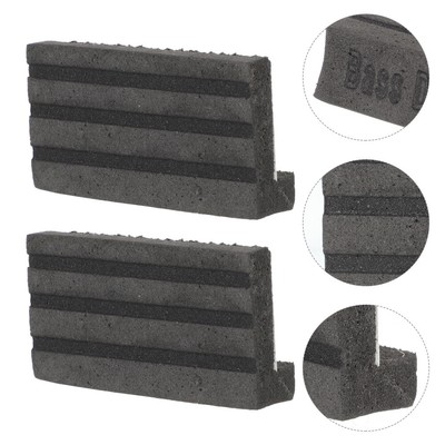 2 Pcs Bass Drum Rim Protector Hoop Guard Practical Accessory Set Foot ...